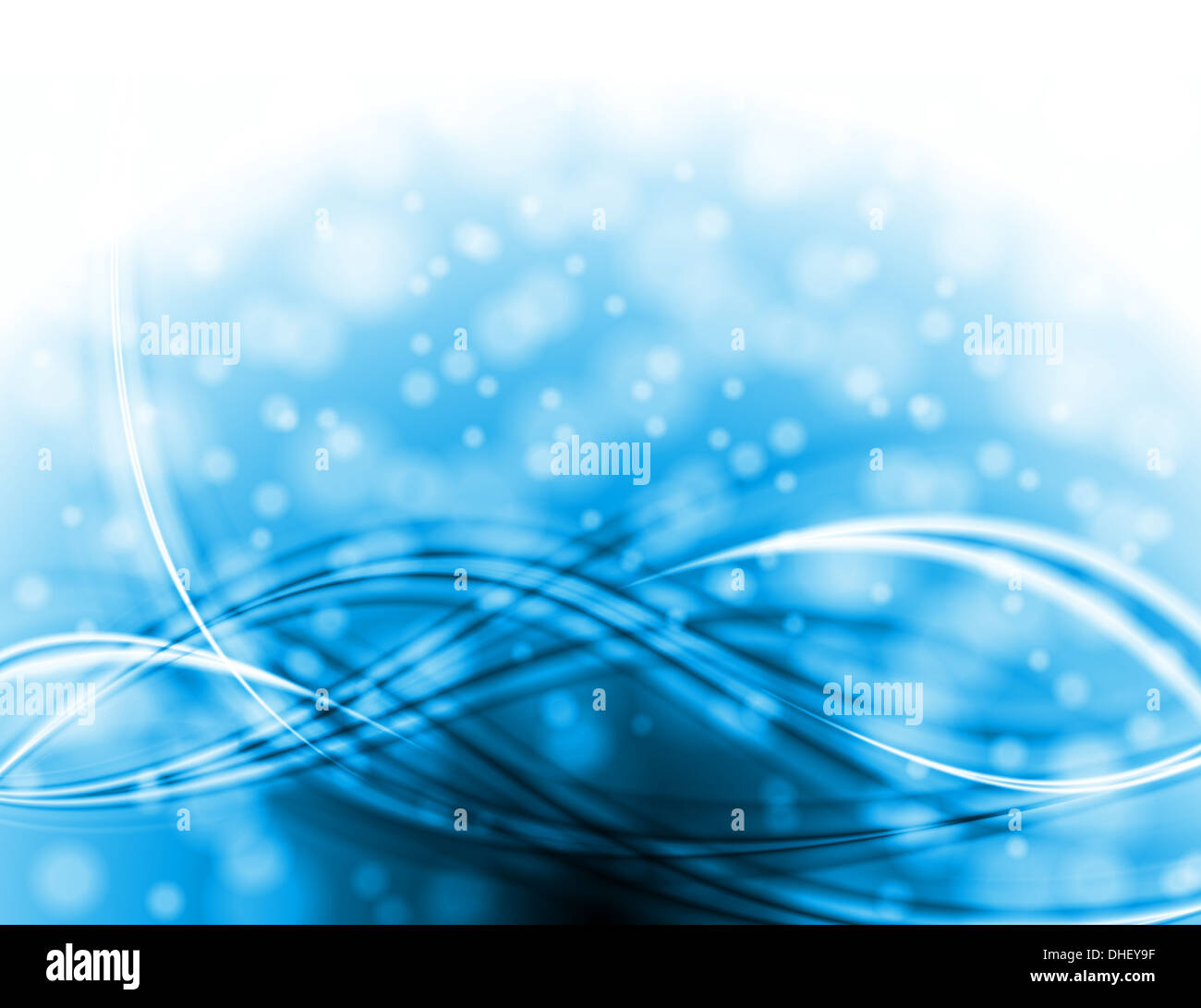 Bright blue wave design. Vector background Stock Photo - Alamy