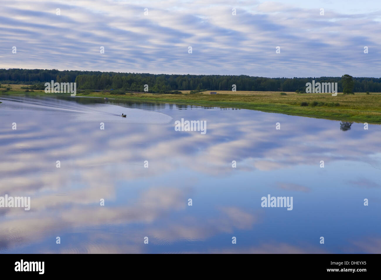 Evening light current river hi-res stock photography and images - Alamy