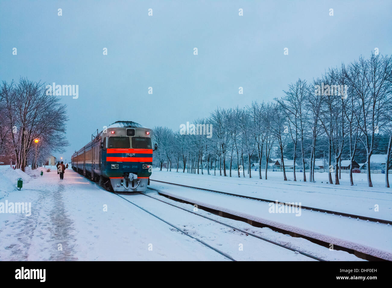 Belarus train station hi-res stock photography and images - Alamy