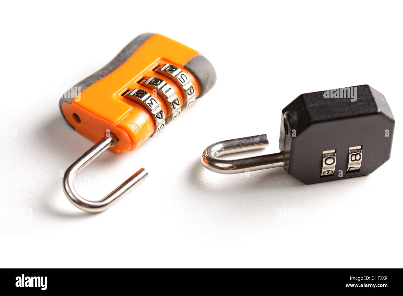 Black and orange locks Stock Photo - Alamy