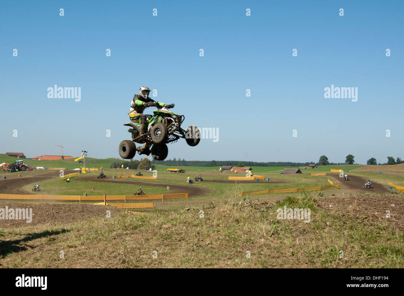 Bavarian ADAC Motocross Championship at Reichling, Bavaria, Germany ...