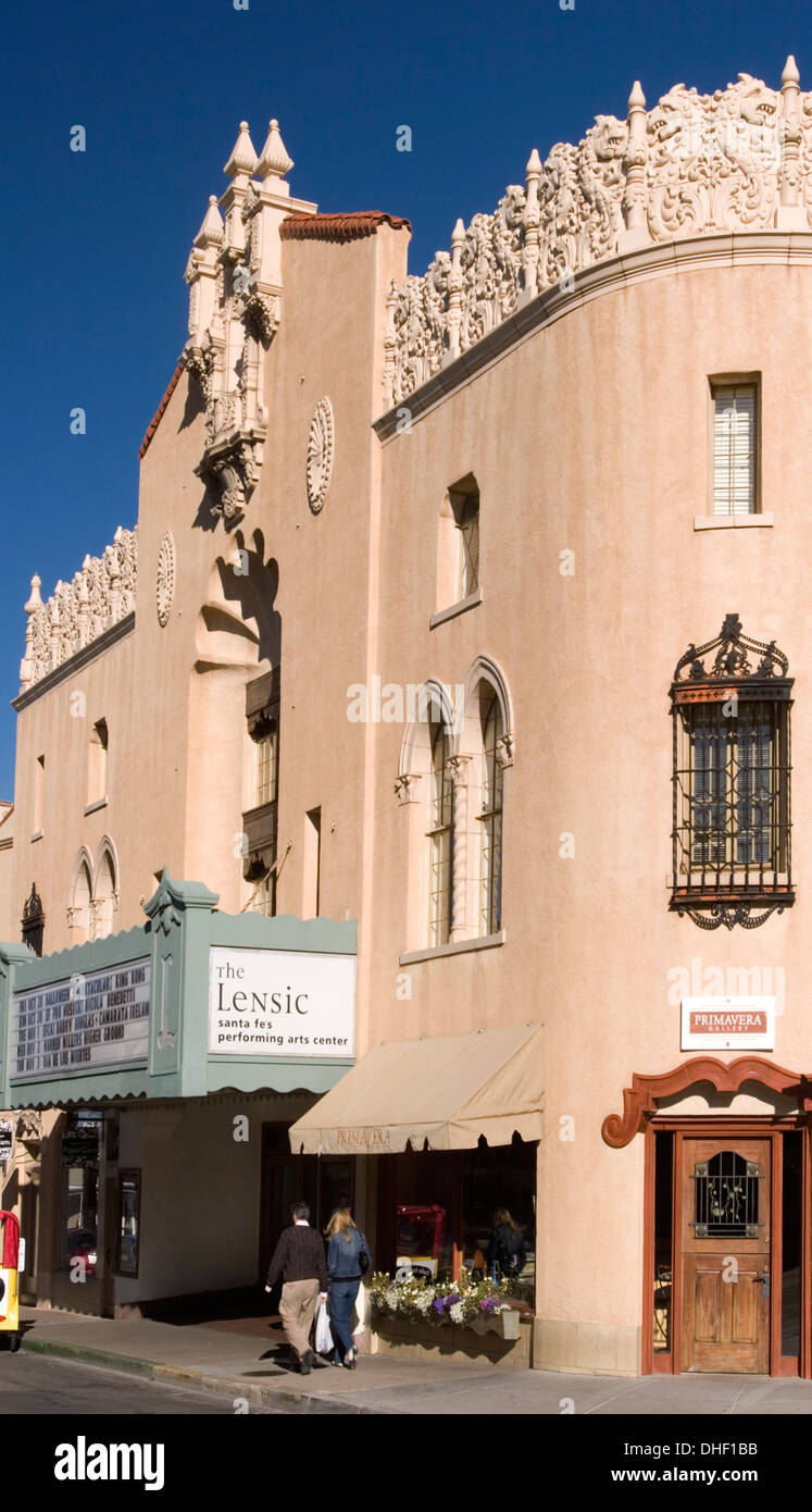 Lensic Theater, Santa Fe, New Mexico USA Stock Photo - Alamy