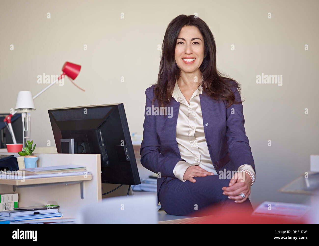 Portrait older woman suit hi-res stock photography and images - Alamy