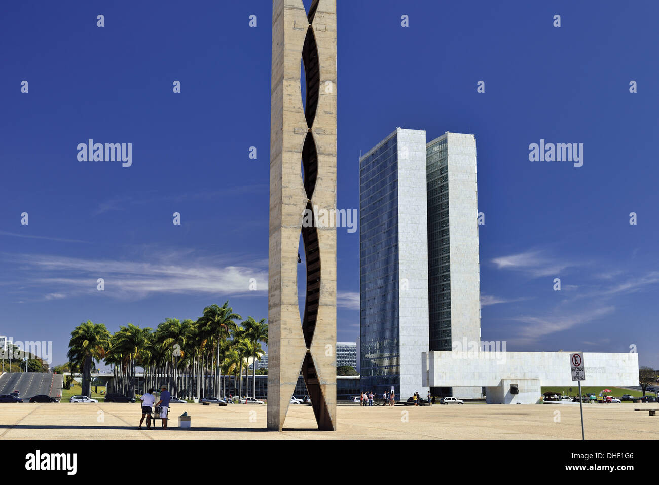 Three powers square in brasilia hi-res stock photography and images - Alamy