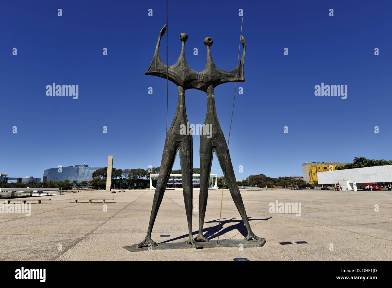 Brazil, Brasilia, Os Candangos, monument, Bruno Giorgi, homage ...