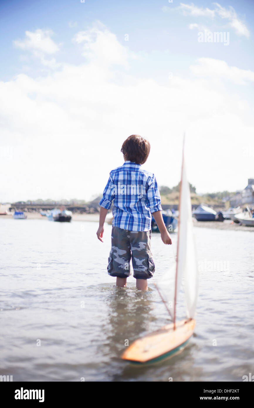 Child model boat hi-res stock photography and images - Alamy