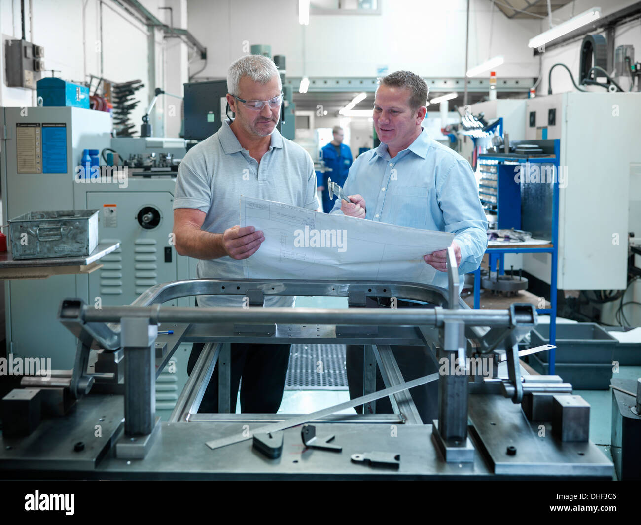 Engineer plans hi-res stock photography and images - Alamy