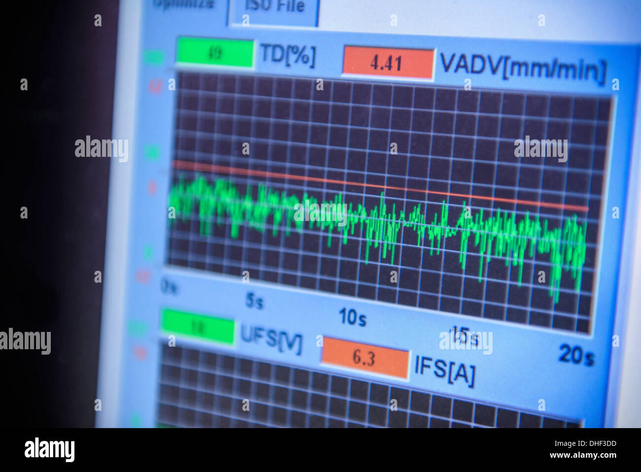 Graph on computer screen hi-res stock photography and images - Alamy