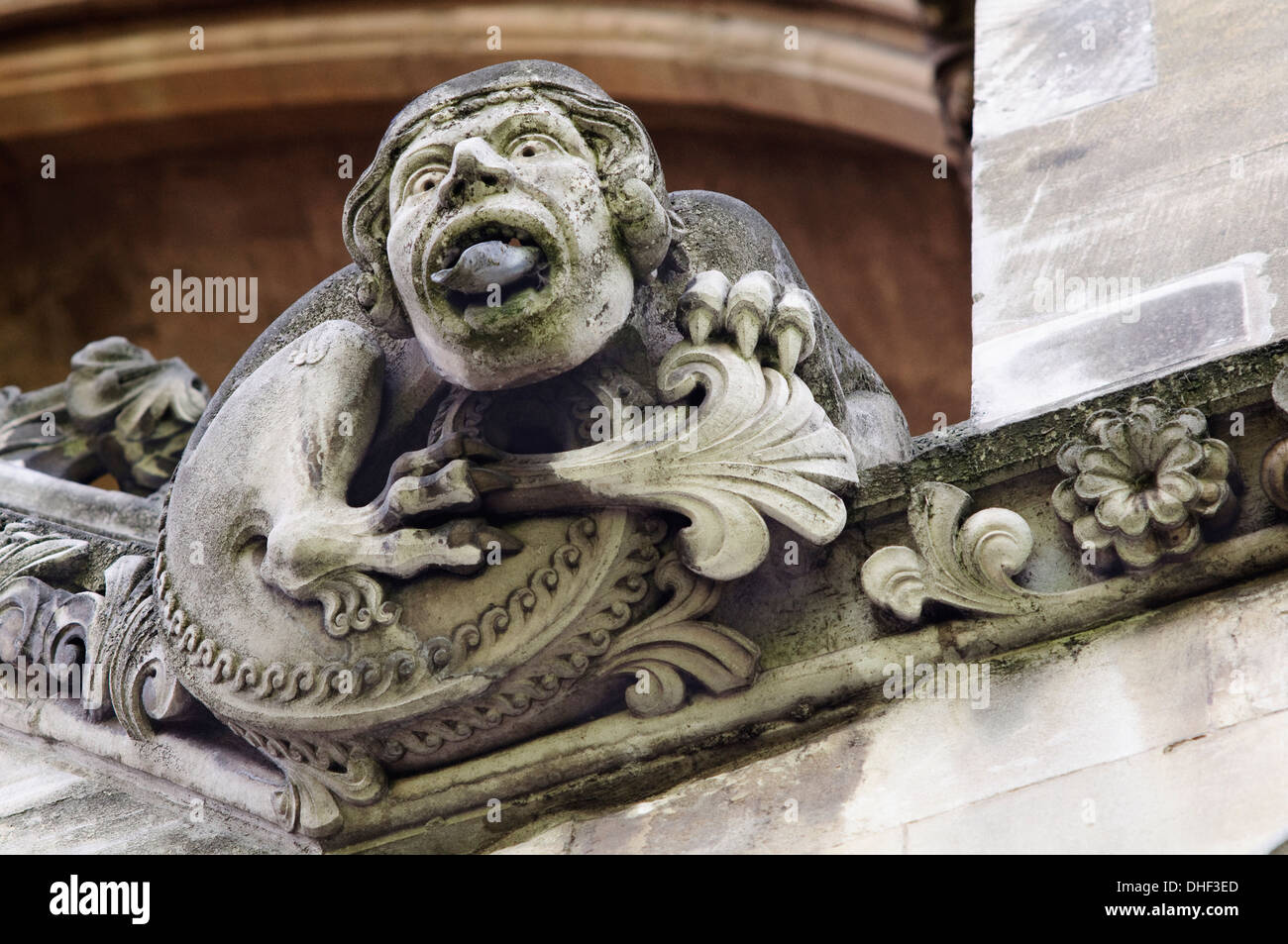 England, London, Westminster Abbey, Gargoyles on the North Side of ...