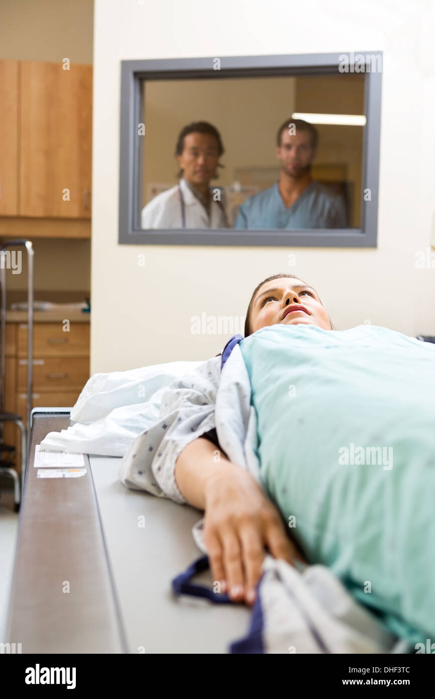 Female Patient Getting Xray Stock Photo - Alamy