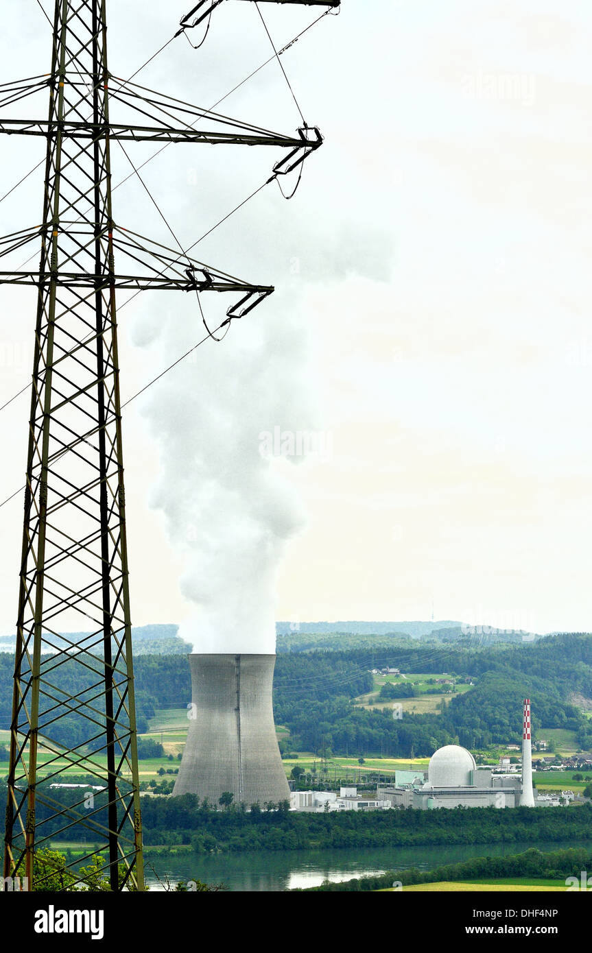 Switzerland Nuclear Power Plant Leibstadt Stock Photo - Alamy