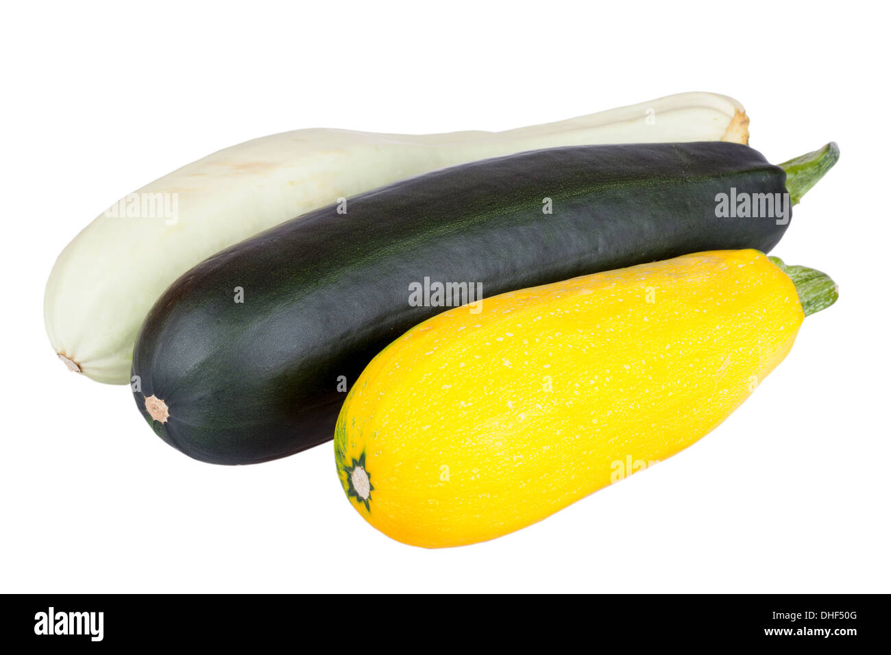 Fresh zucchini courgette isolated on white background Stock Photo - Alamy