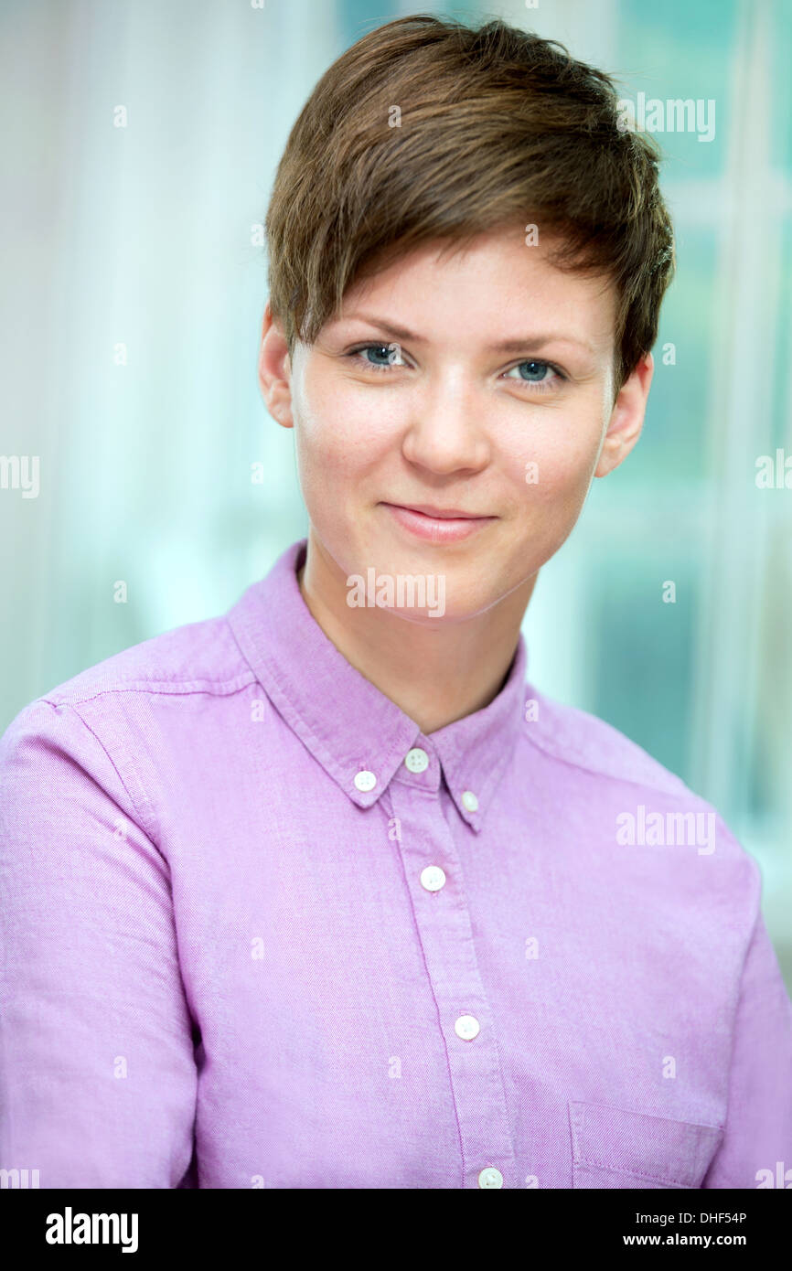 Woman feeling good portrait hi-res stock photography and images - Alamy