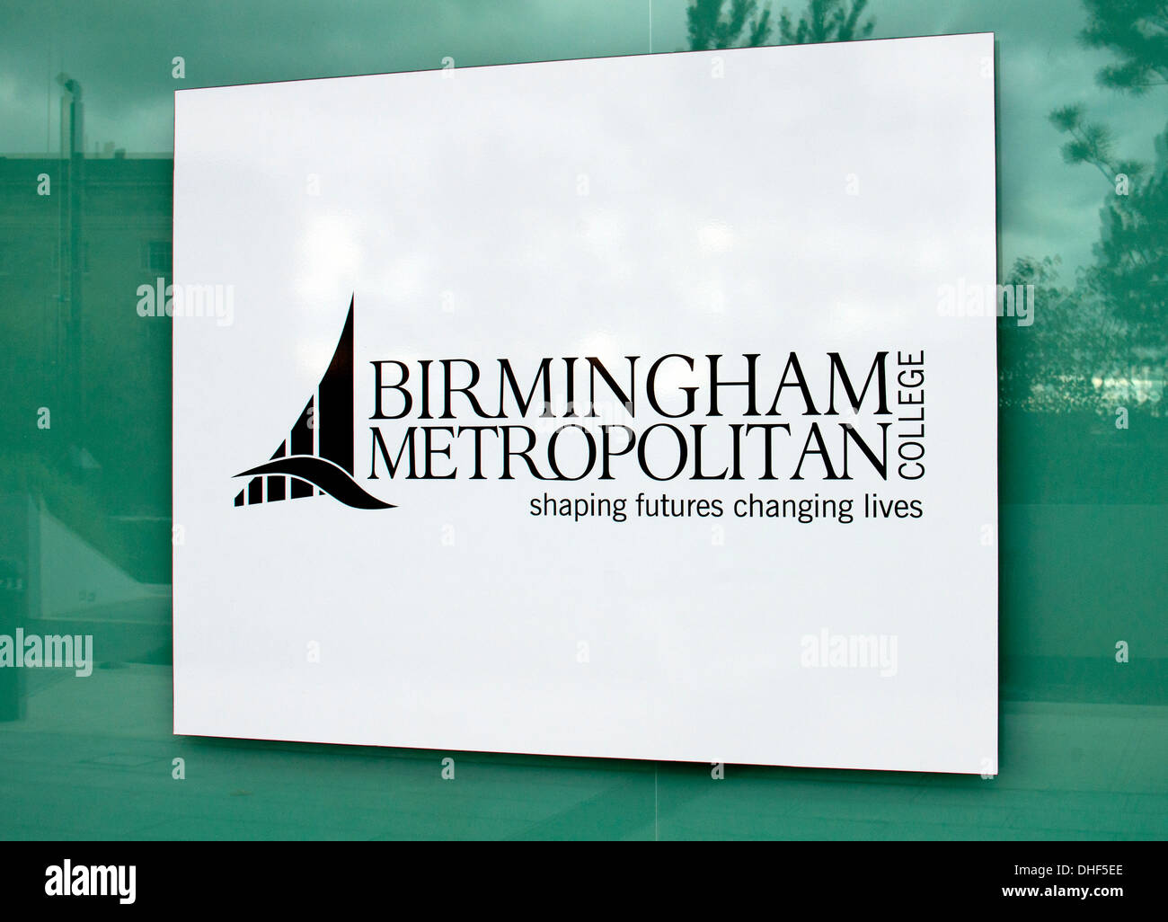 Birmingham Metropolitan College sign, Millennium Point, Birmingham, UK ...