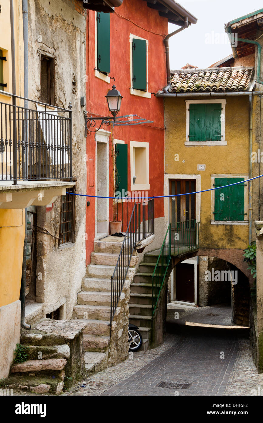 Castelletto in Italy on Lake Garda Stock Photo - Alamy