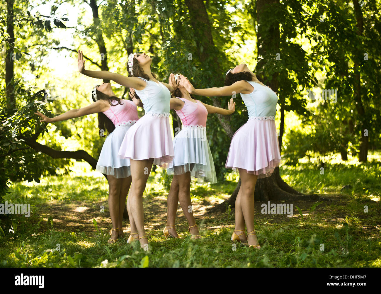 Dancers in wood hi-res stock photography and images - Alamy