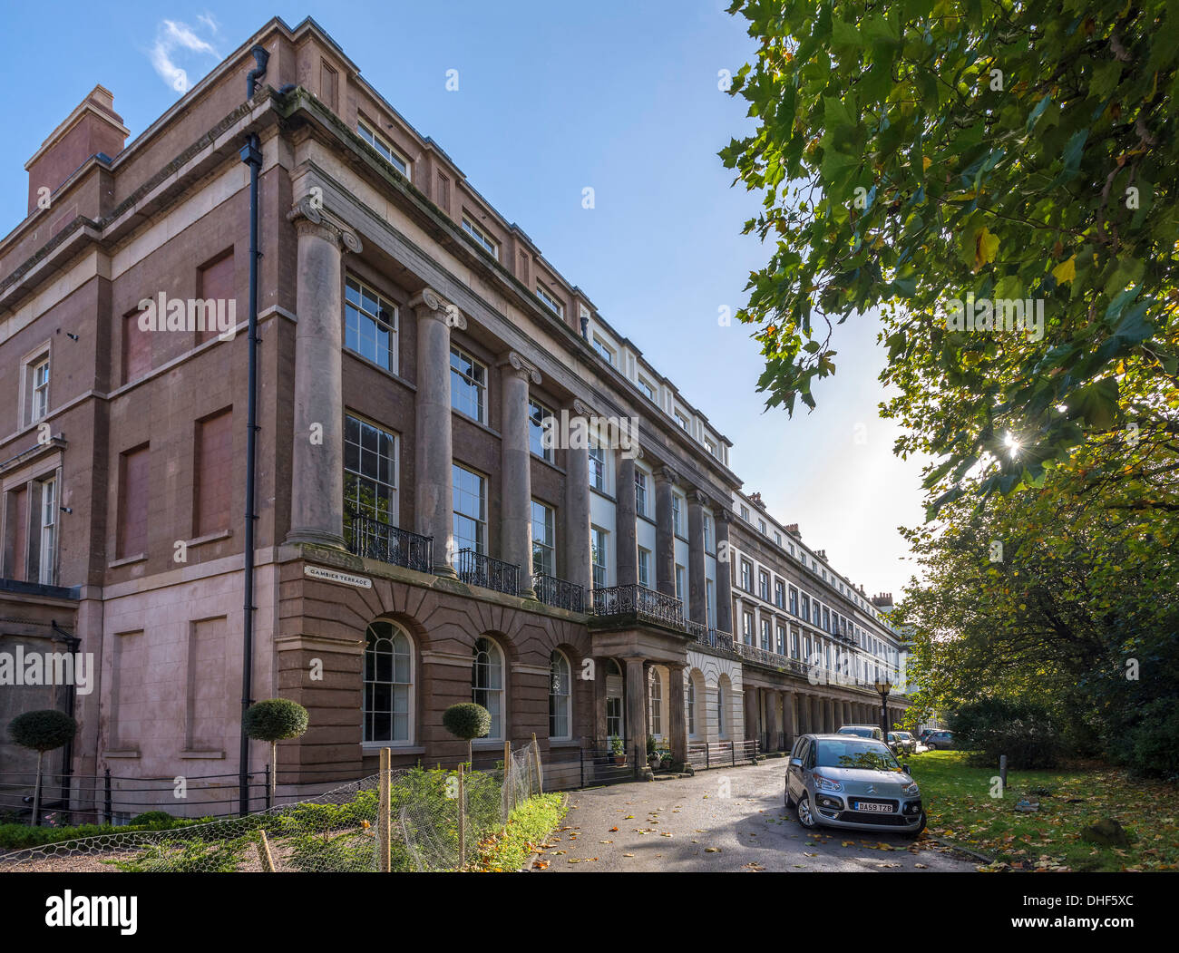 Gambier Terrace apartments. Toxteth Stock Photo - Alamy