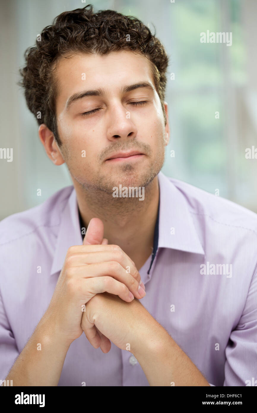 Man in deep thought hi-res stock photography and images - Alamy