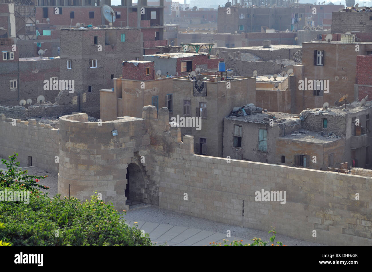 The old city walls in the historic Cairo, Egypt Stock Photo - Alamy