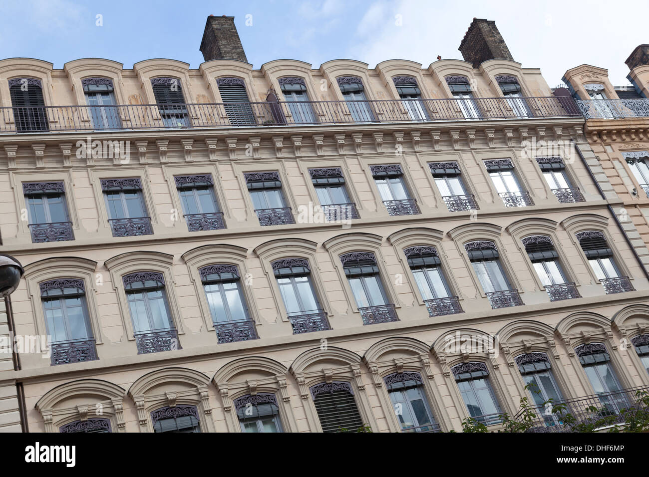 Traditional apartment buildings in Lyon, France Stock Photo - Alamy