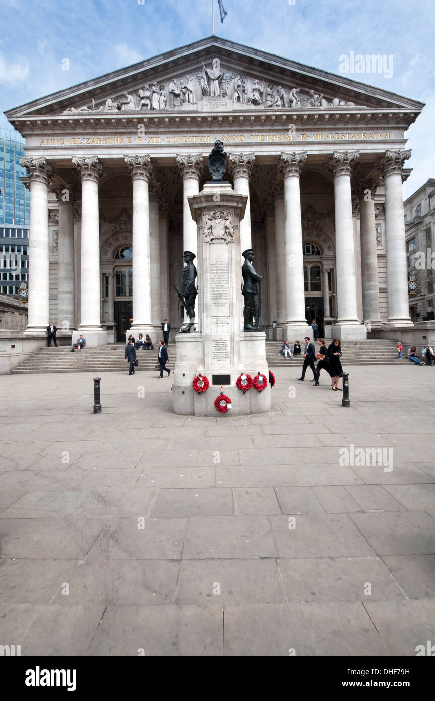 Old london stock exchange building hi-res stock photography and images ...