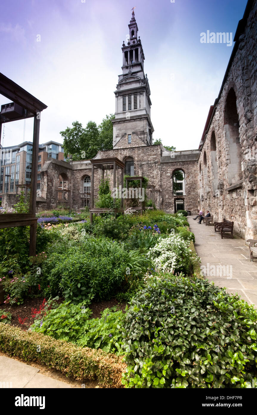 Greyfriars garden london hi-res stock photography and images - Alamy
