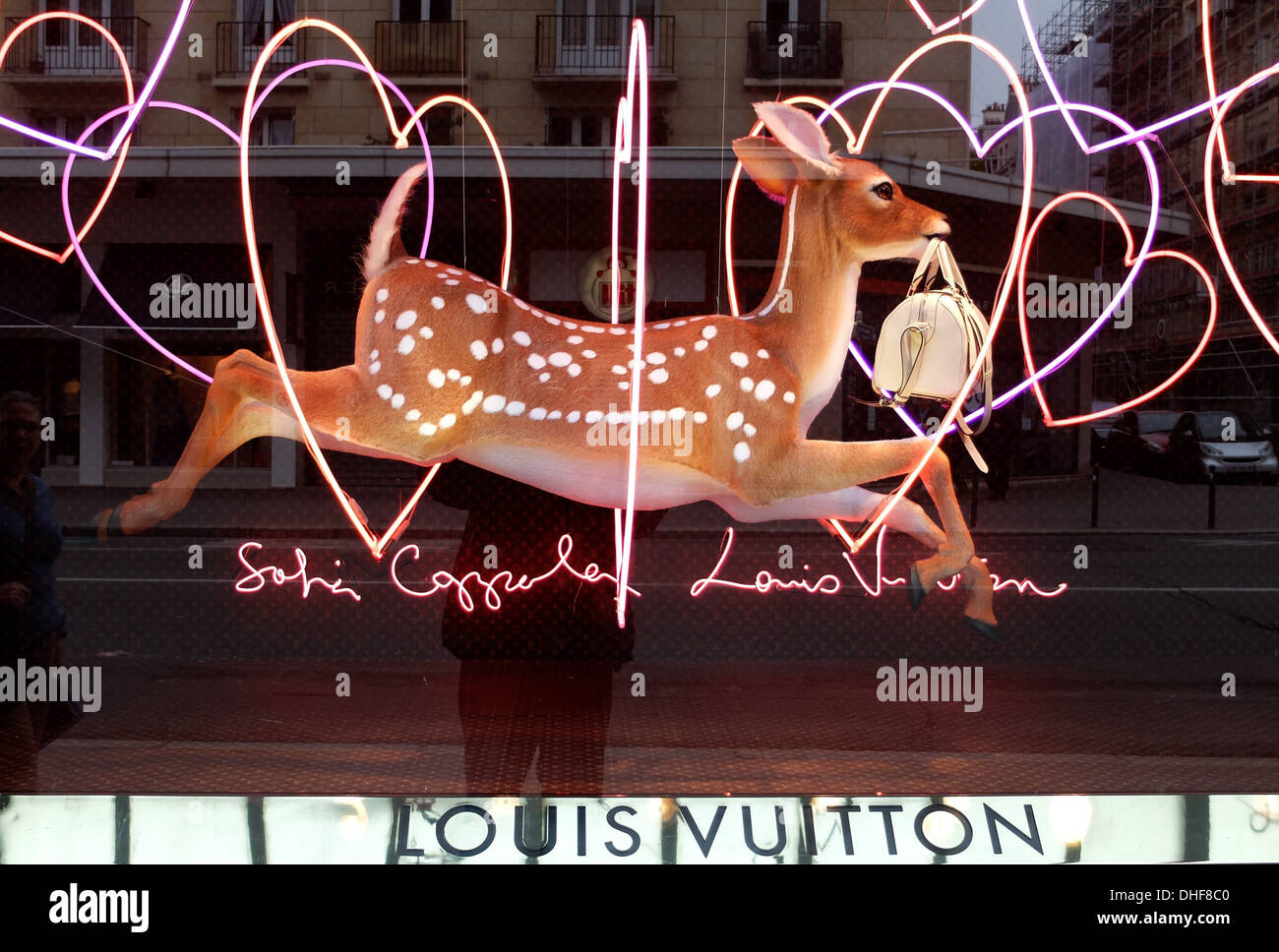 Window decorated by sofia coppola for louis vuiton hi-res stock ...