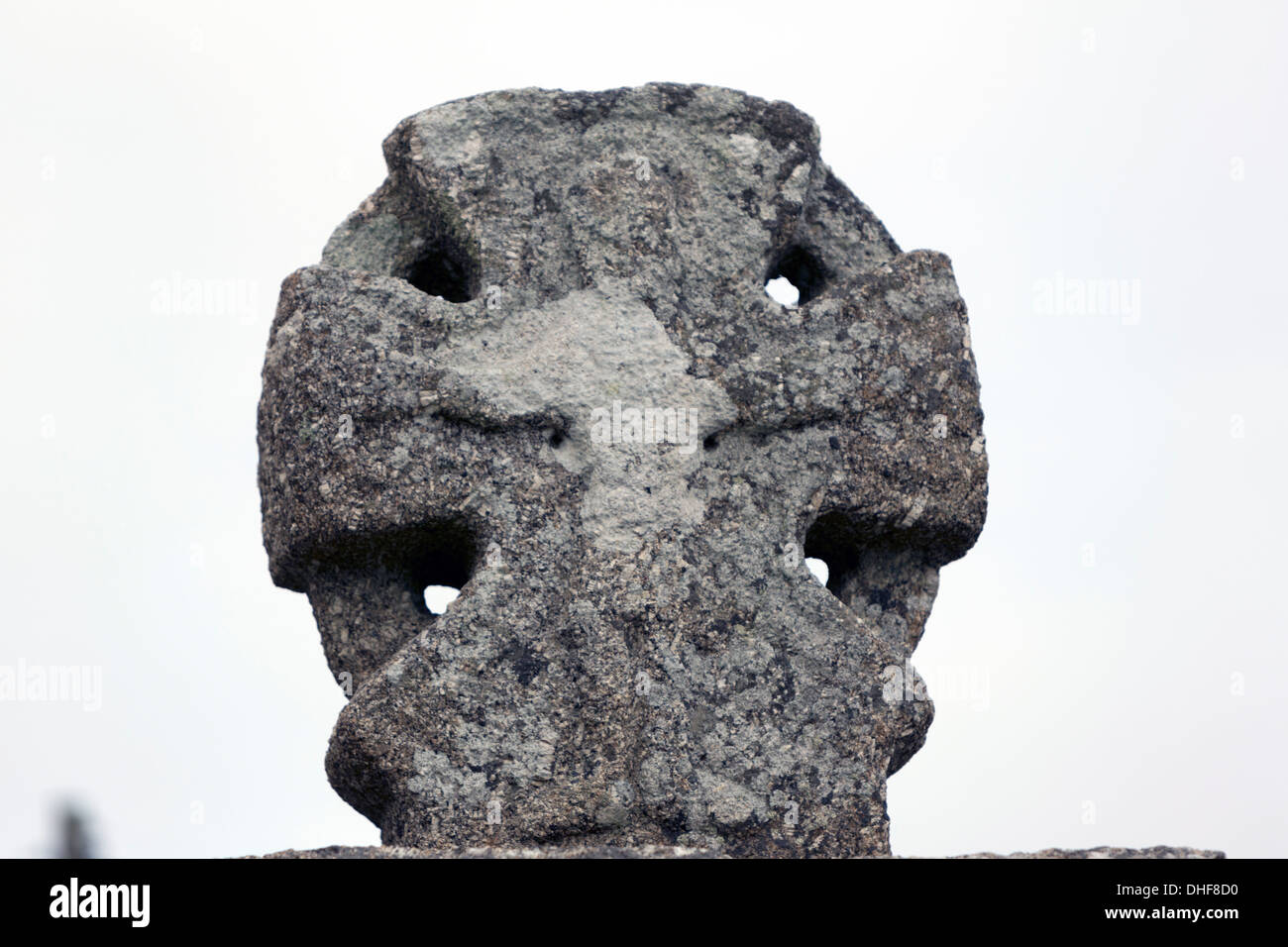 Cross Granite cross in St Buryan parish church, Cornwall, England ...