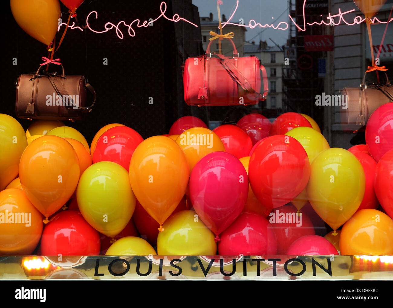 Window decorated by sofia coppola for louis vuiton hi-res stock ...