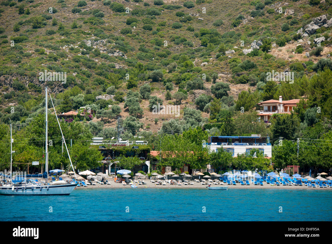 Asien, Türkei, Provinz Mugla, Datca, mit dem Ausflugsboot nach Mesudiye ...