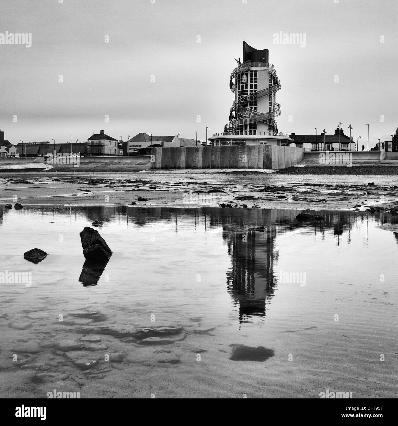 Tide tower Black and White Stock Photos & Images - Alamy