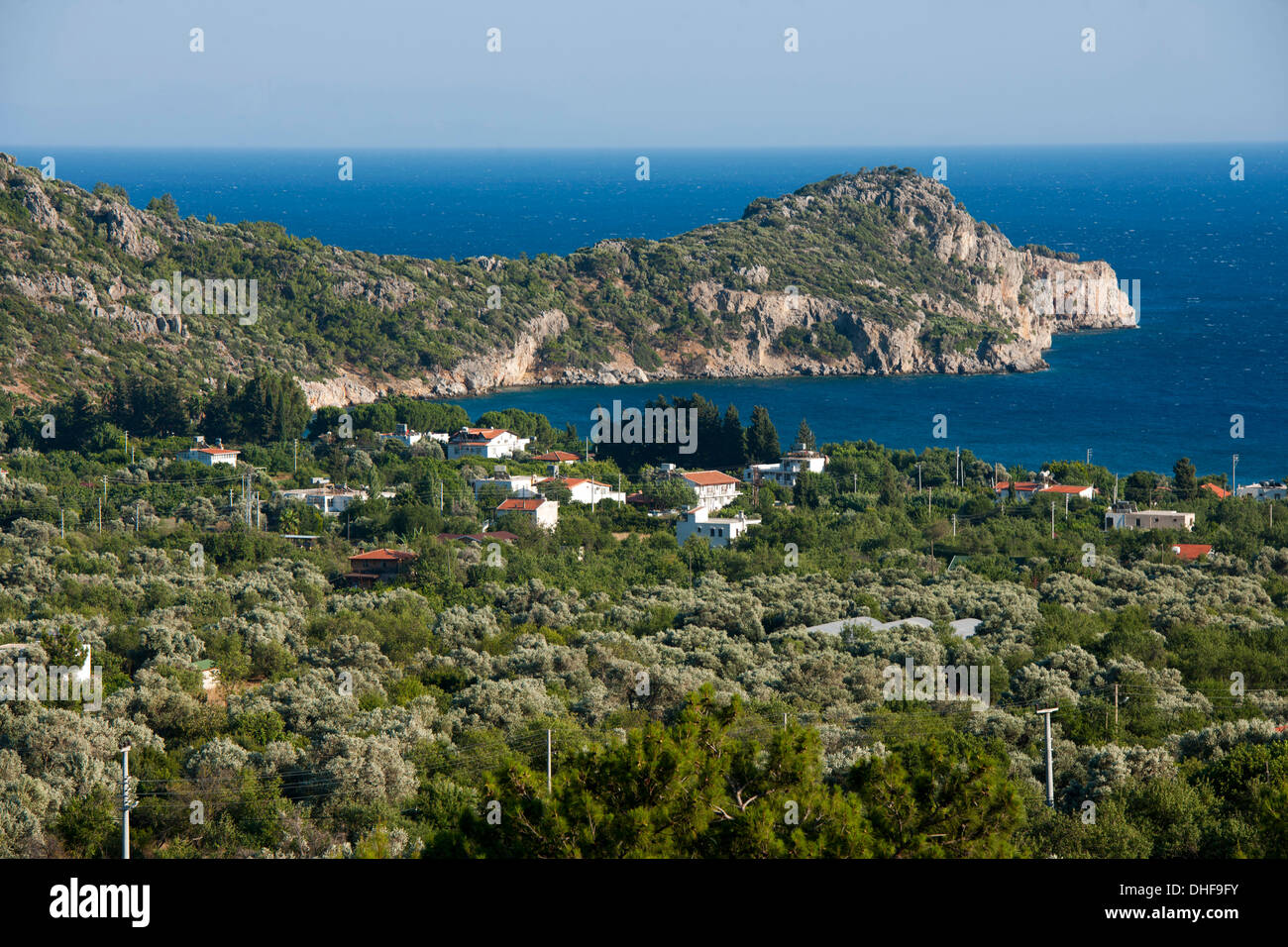 Asien, Türkei, Provinz Mugla, Datca-Halbinsel, Mesudiye, Übersicht ...