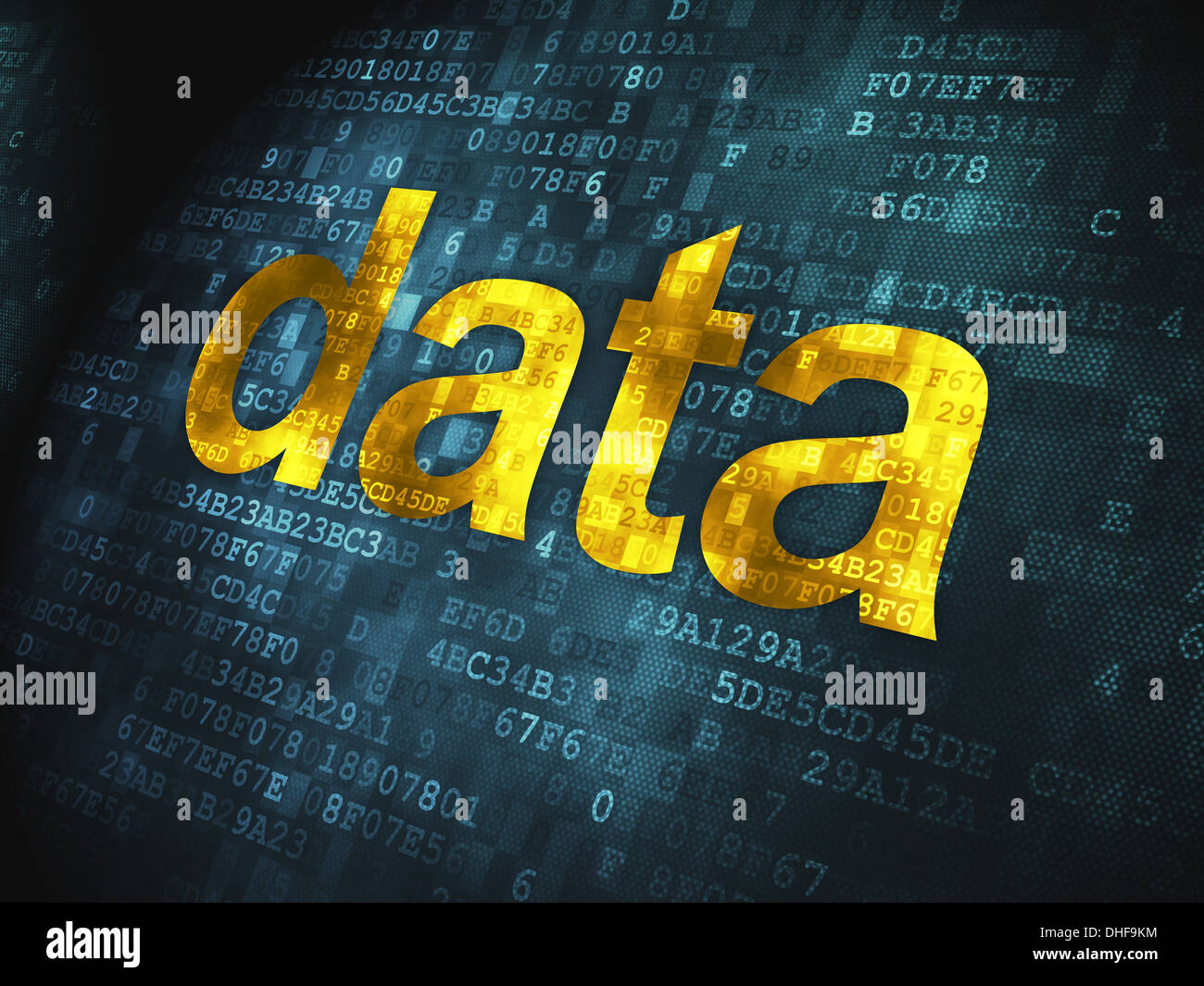 Information concept: Data on digital background Stock Photo - Alamy