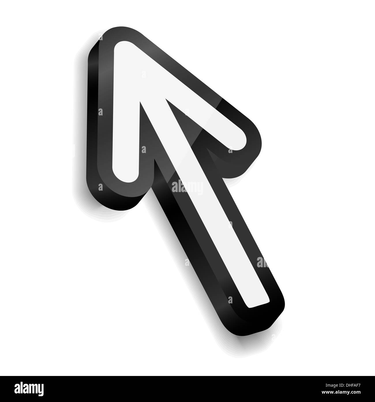 Mouse arrow cursor vector illustration Stock Photo - Alamy
