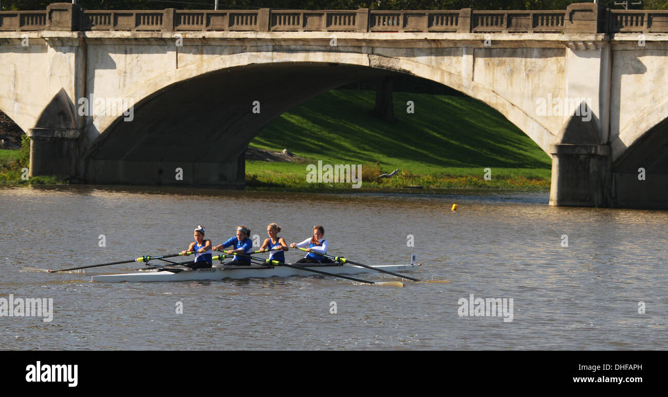 Rowing on the Great Miami River. Charlie Doyle Memorial Regatta, Dayton ...