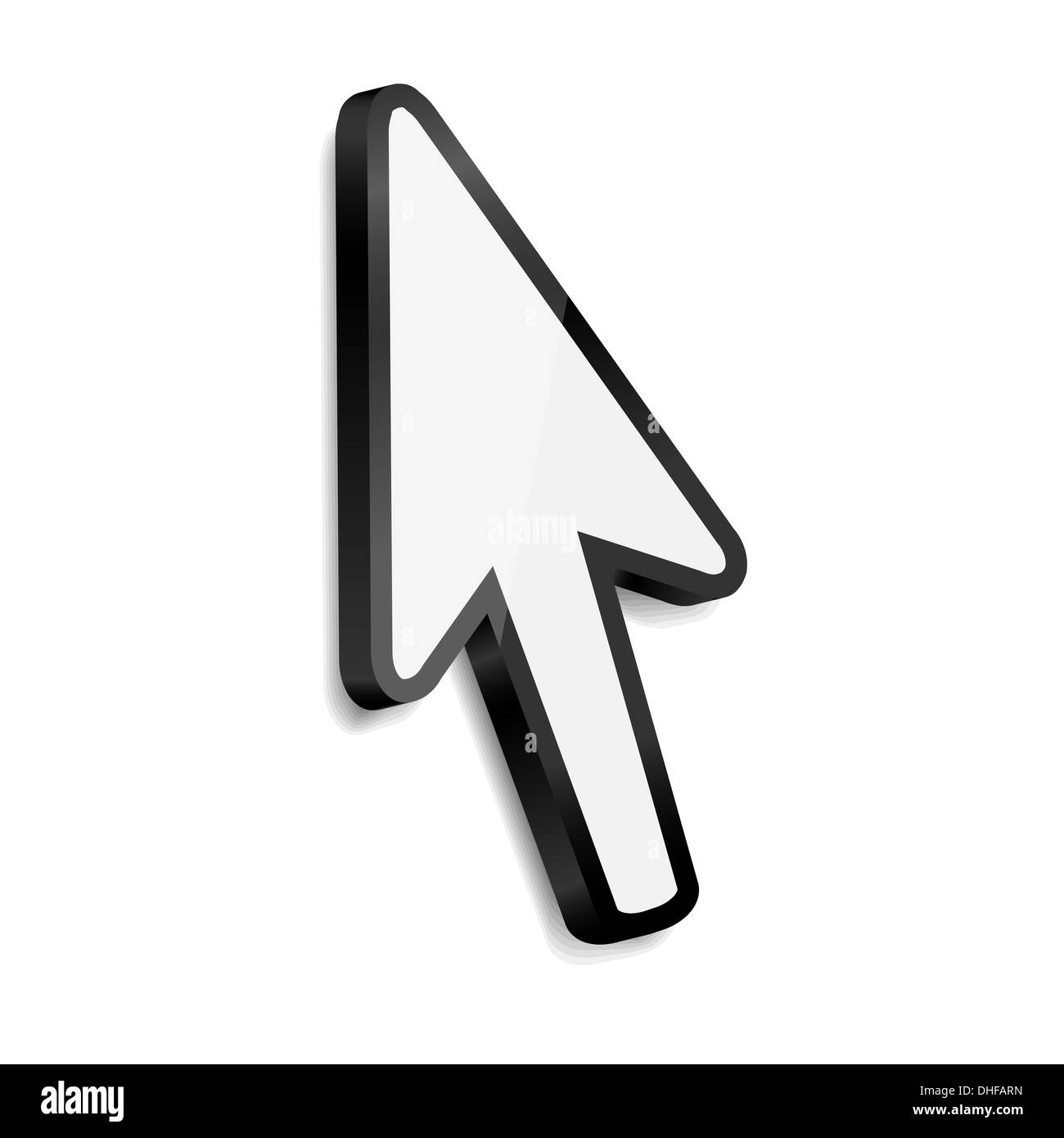 Mouse arrow cursor vector illustration Stock Photo - Alamy