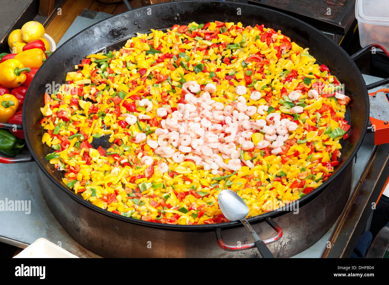 Cooking paella hi-res stock photography and images - Alamy