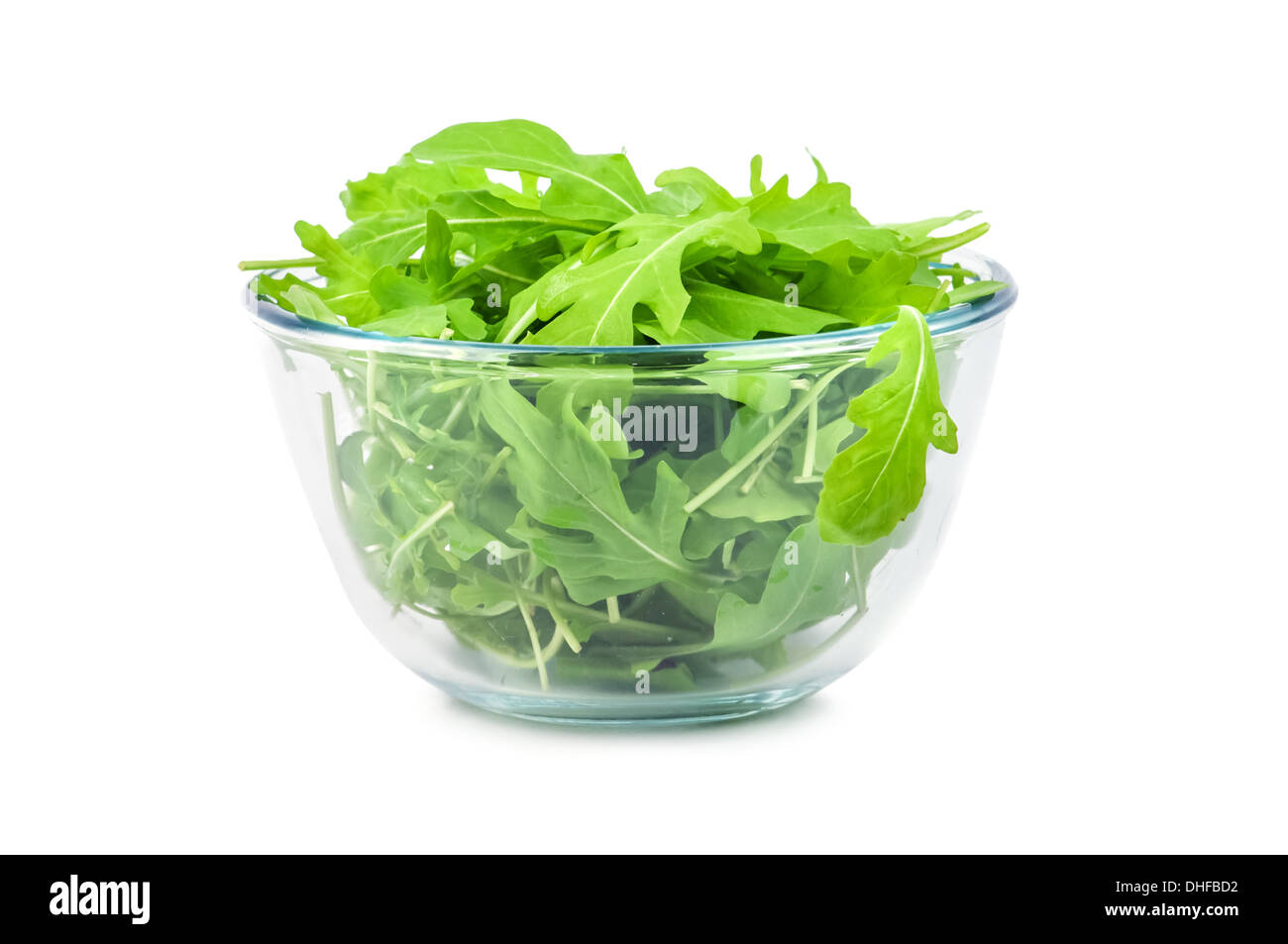 arugula isolated on white background Stock Photo - Alamy
