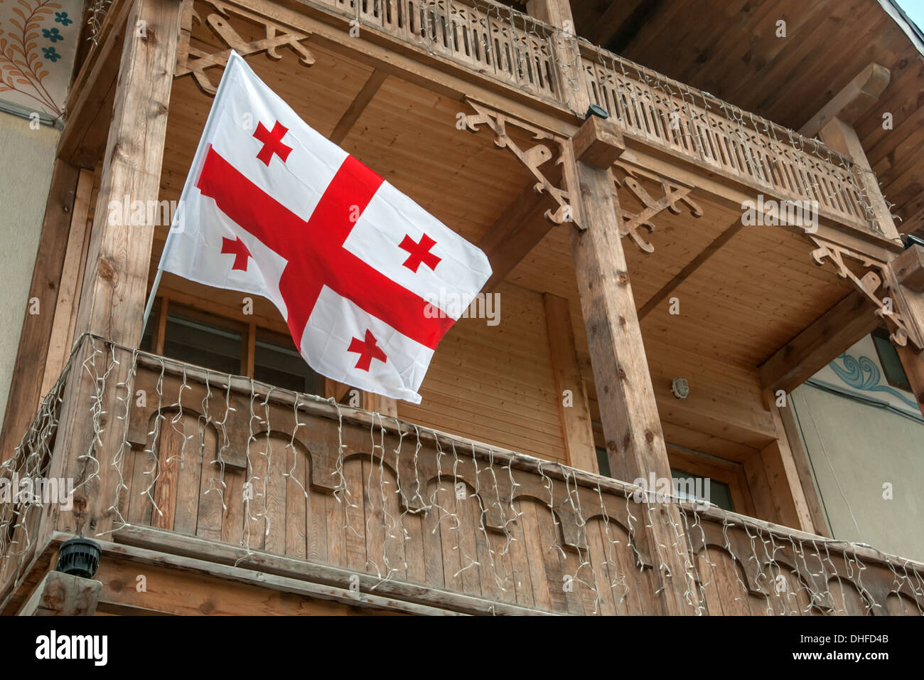Georgian flag hi-res stock photography and images - Alamy