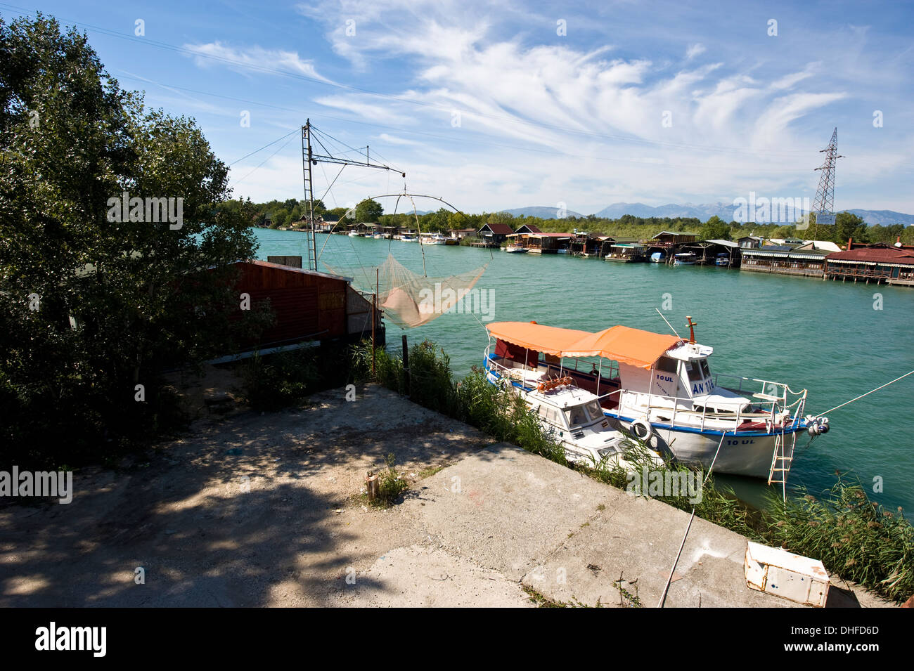Ada Bojana island in the southern part of Crna Gora Stock Photo - Alamy