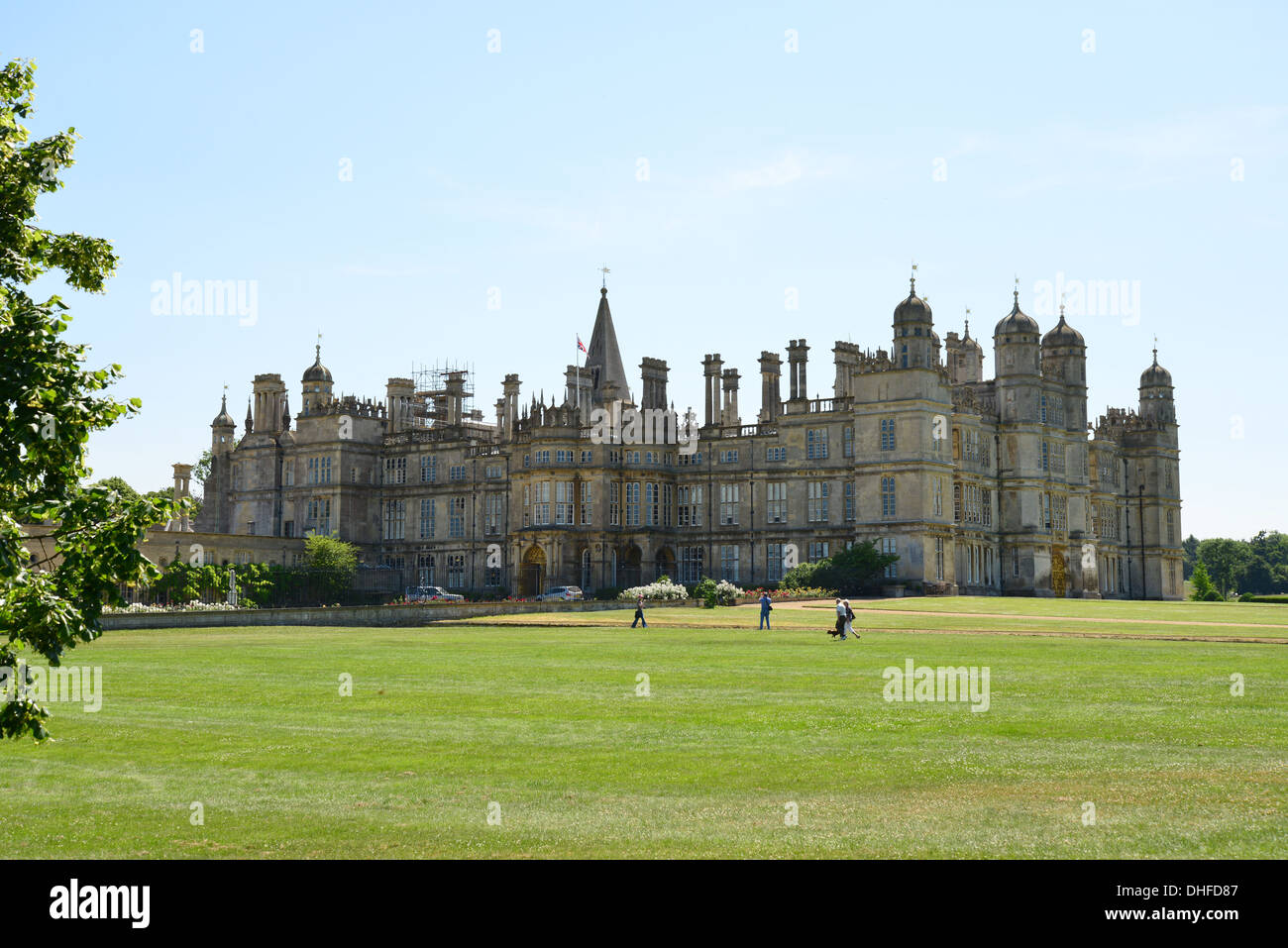 16th century Burghley House, Stamford, Lincolnshire, England, United ...