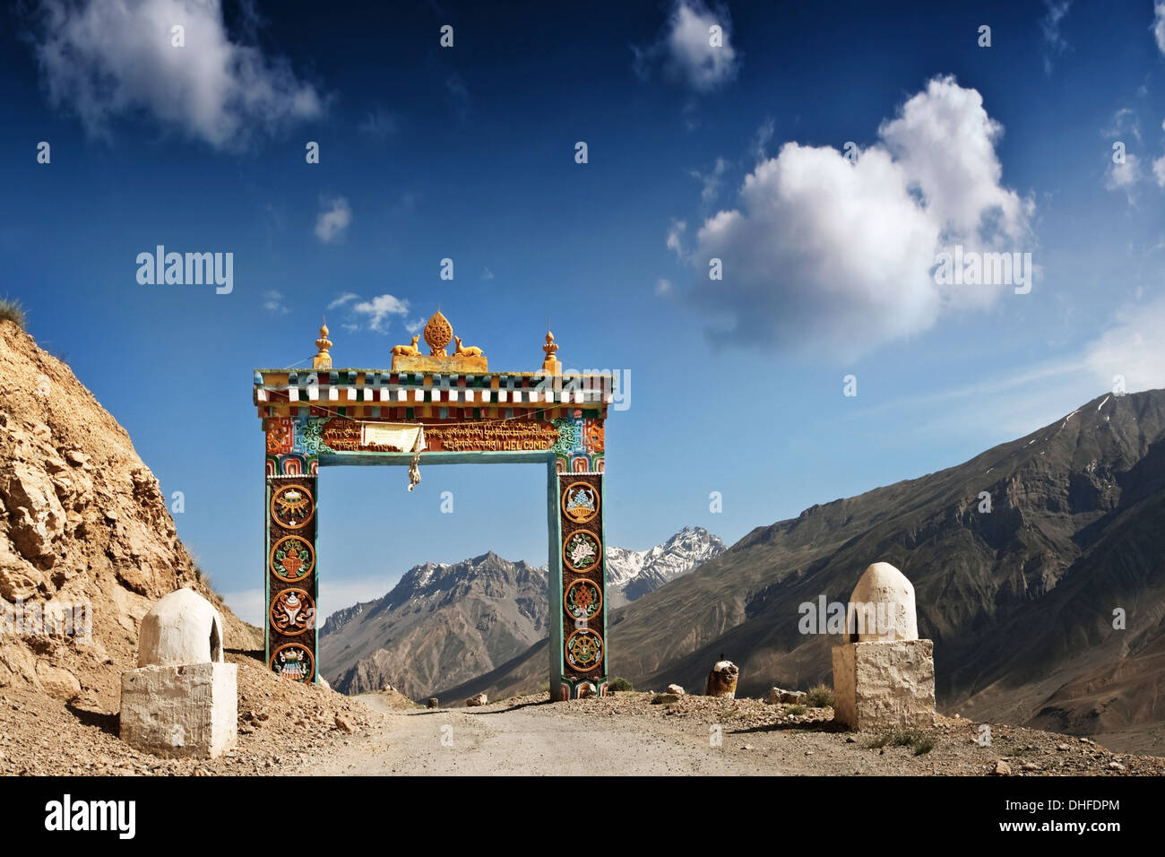 Tibetan gate hi-res stock photography and images - Alamy