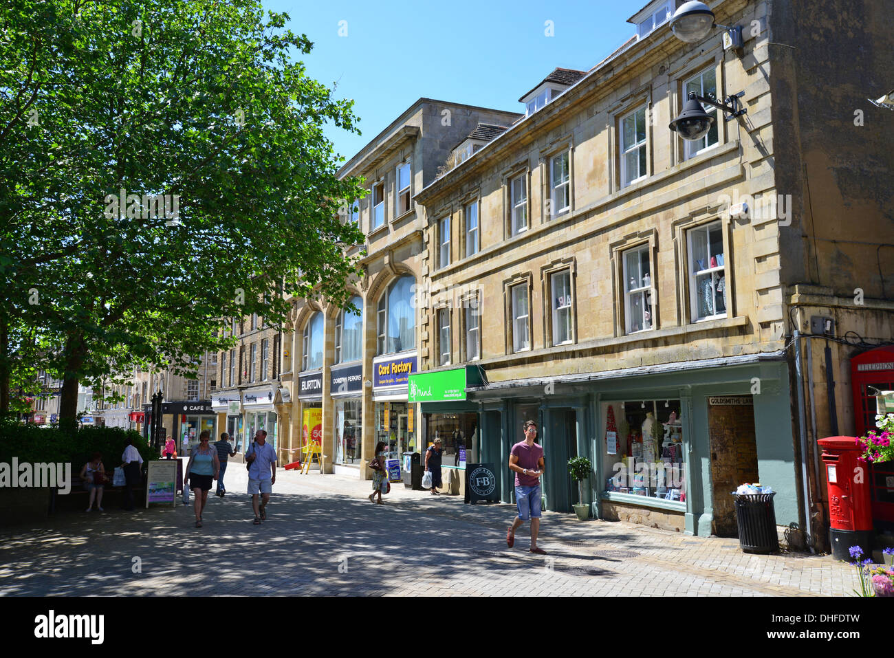 High Street, Stamford, Lincolnshire, England, United Kingdom Stock ...