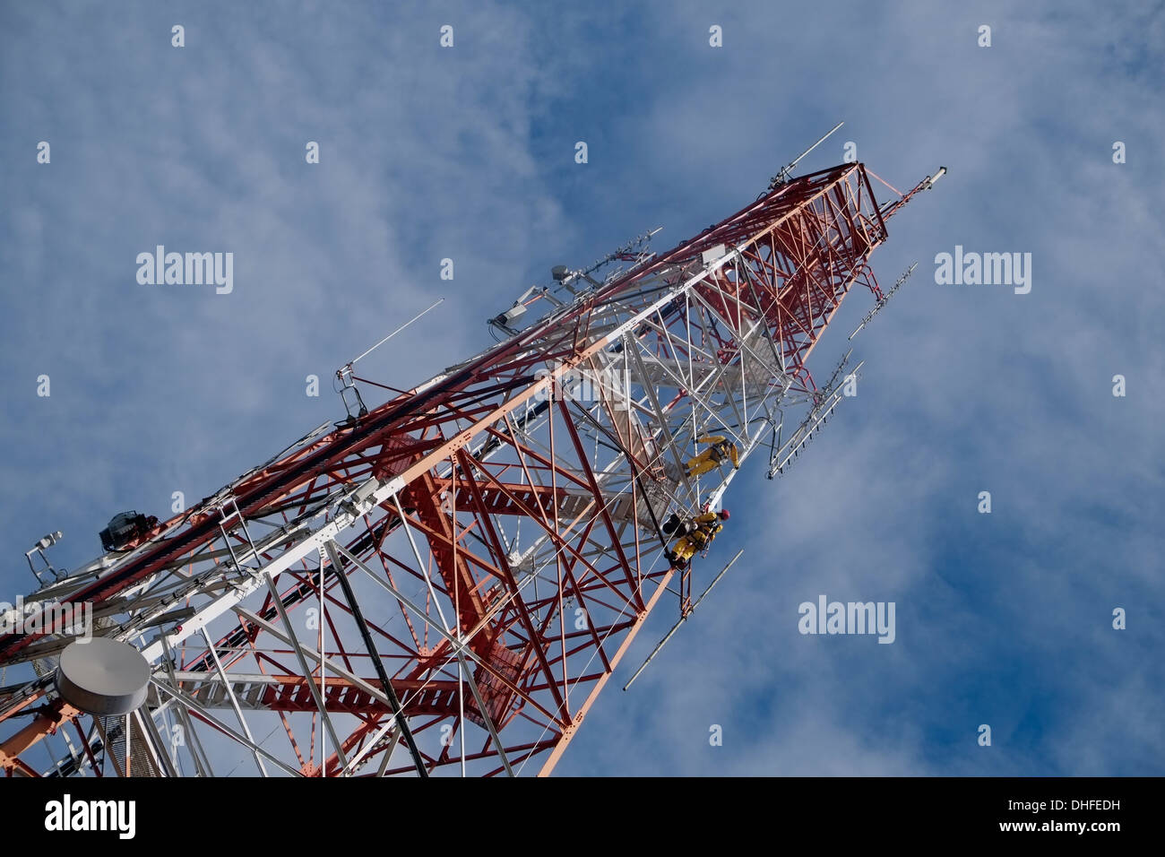 Communication tower in Ancon Hill Panama City Republic of Panama Stock ...