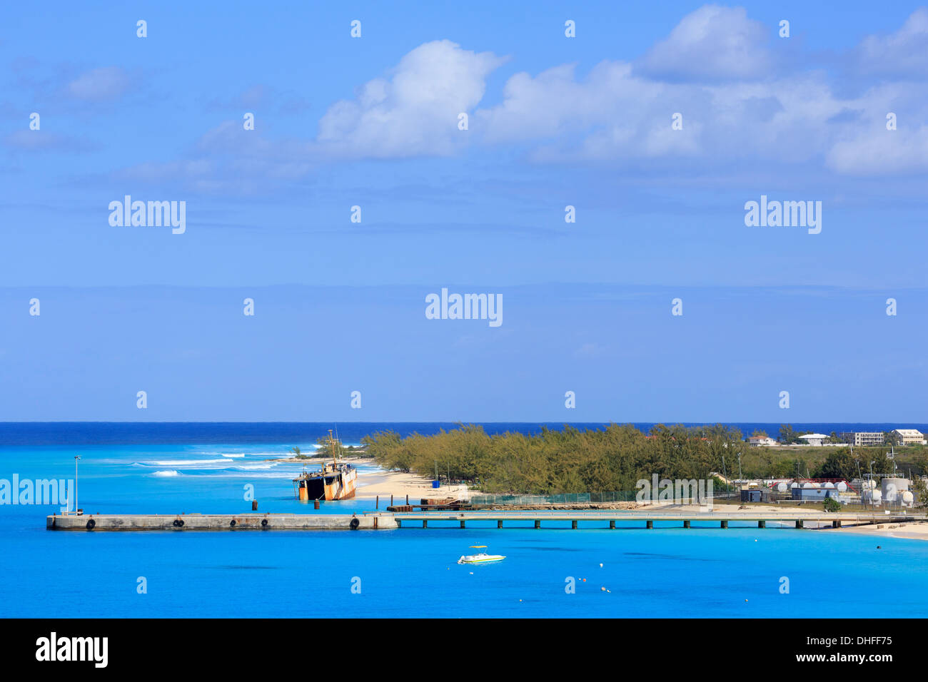 Governors beach grand turk turks caicos caribbean islands hi-res stock ...