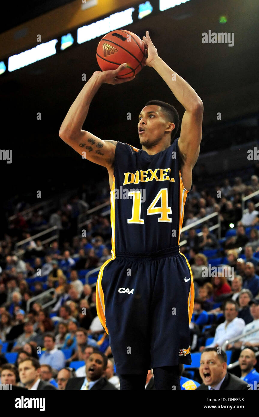 Los Angeles, CA, USA. 8th Nov, 2013. Drexel Dragons guard Damion Lee ...