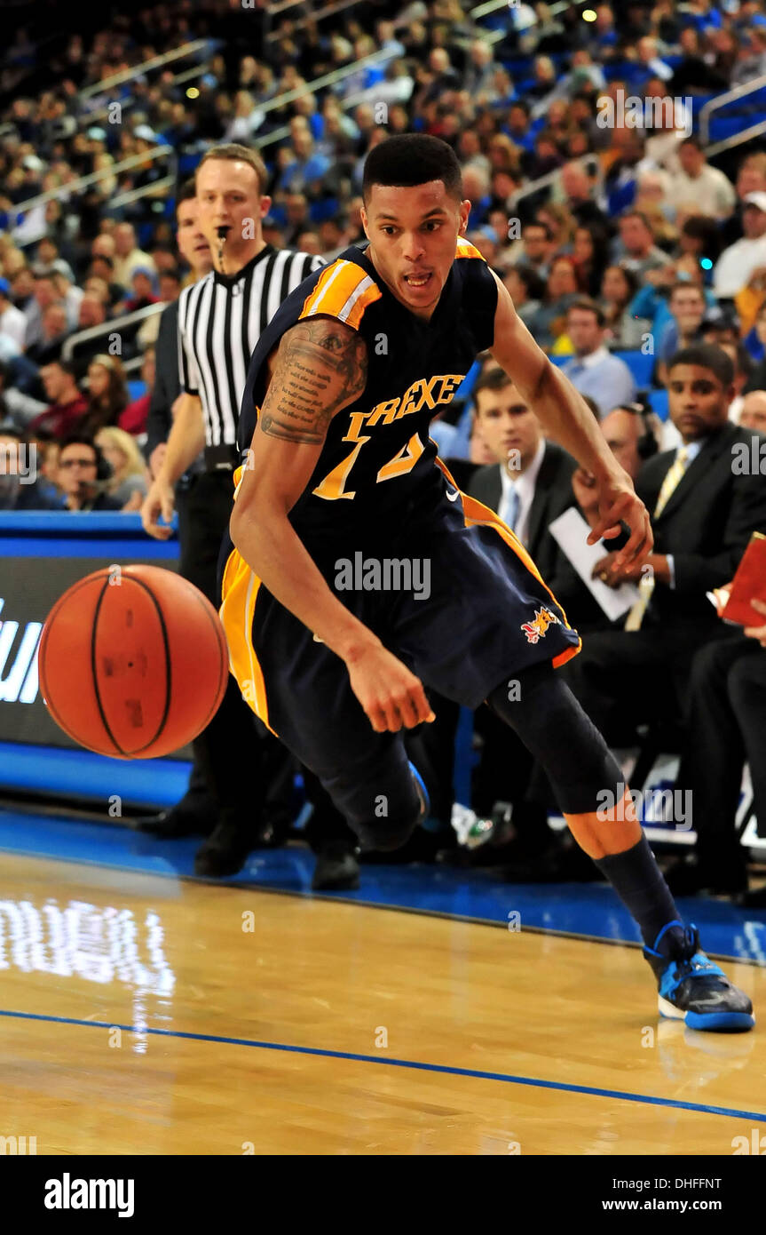 Los Angeles, CA, USA. 8th Nov, 2013. Drexel Dragons guard Damion Lee ...