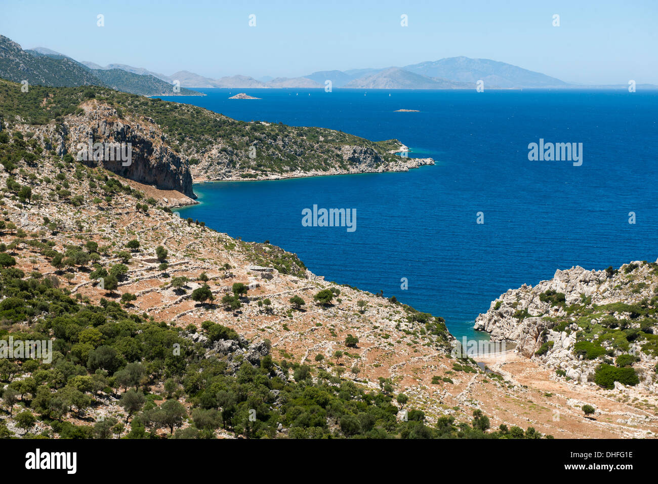 Türkei, Provinz Mugla, Bozburun-Halbinsel, Sögütköy - Taslica, Saranta ...