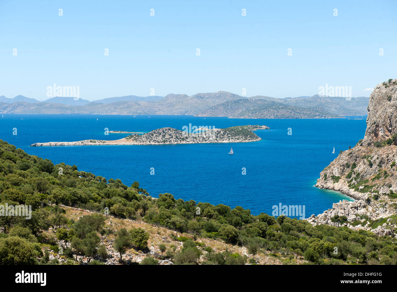 Türkei, Provinz Mugla, Bozburun-Halbinsel, Sögütköy - Taslica, Saranta ...