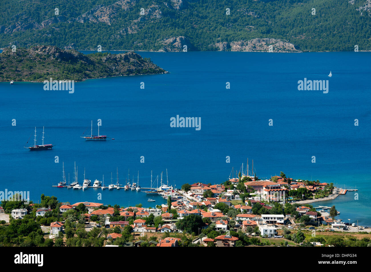 Türkei, Provinz Mugla, Bozburun-Halbinsel, Selimiye Stock Photo - Alamy